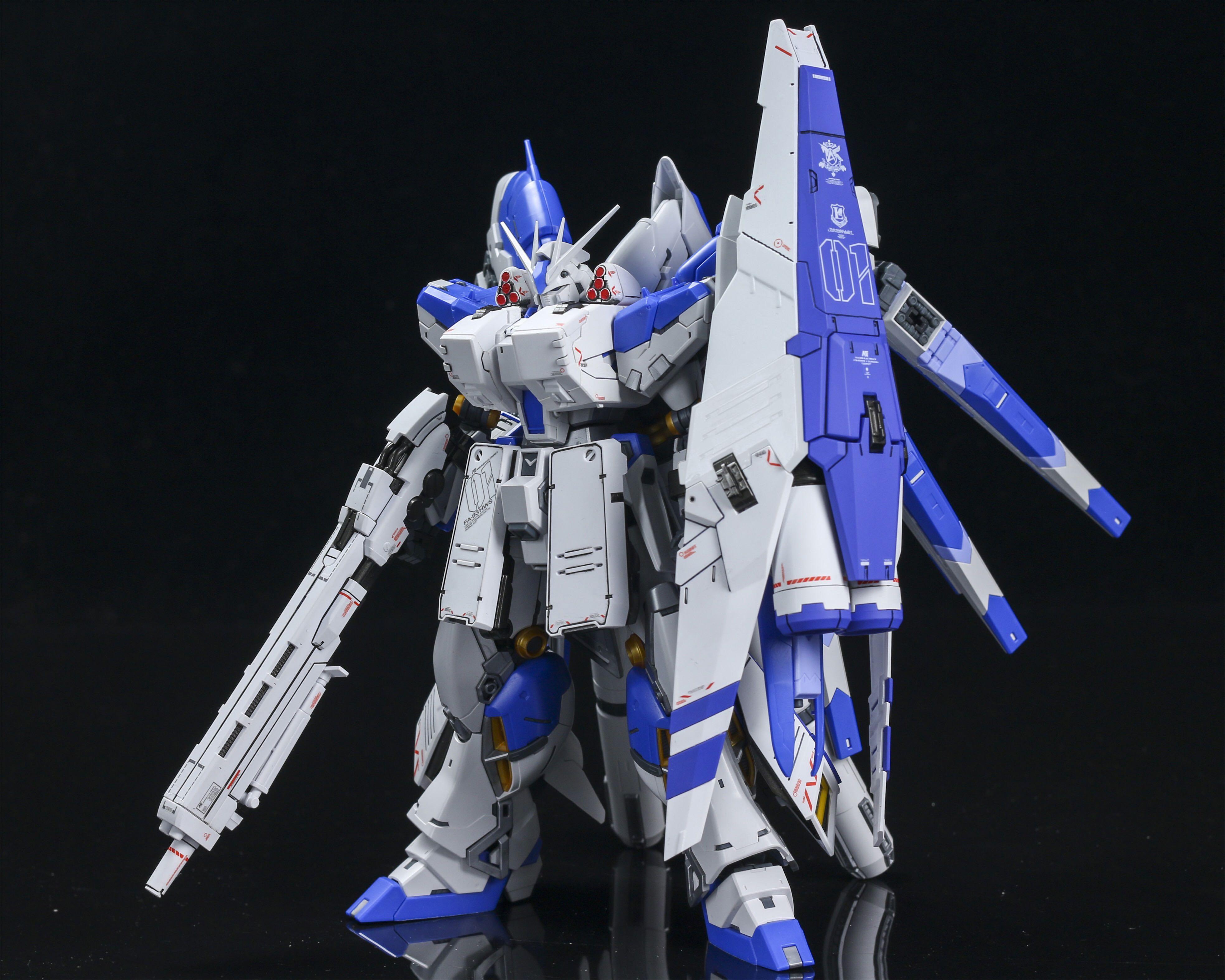 RG Hi Nu HWS Gundam Weapon Expansion Set & Hyper Mega Bazooka By EW ...