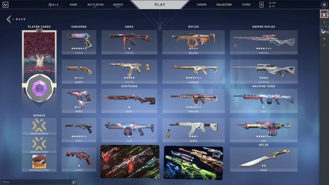 RGX FIREFLY BLADE 27 PREMIUMS VALORANT ACCOUNT, Video Gaming, Gaming ...