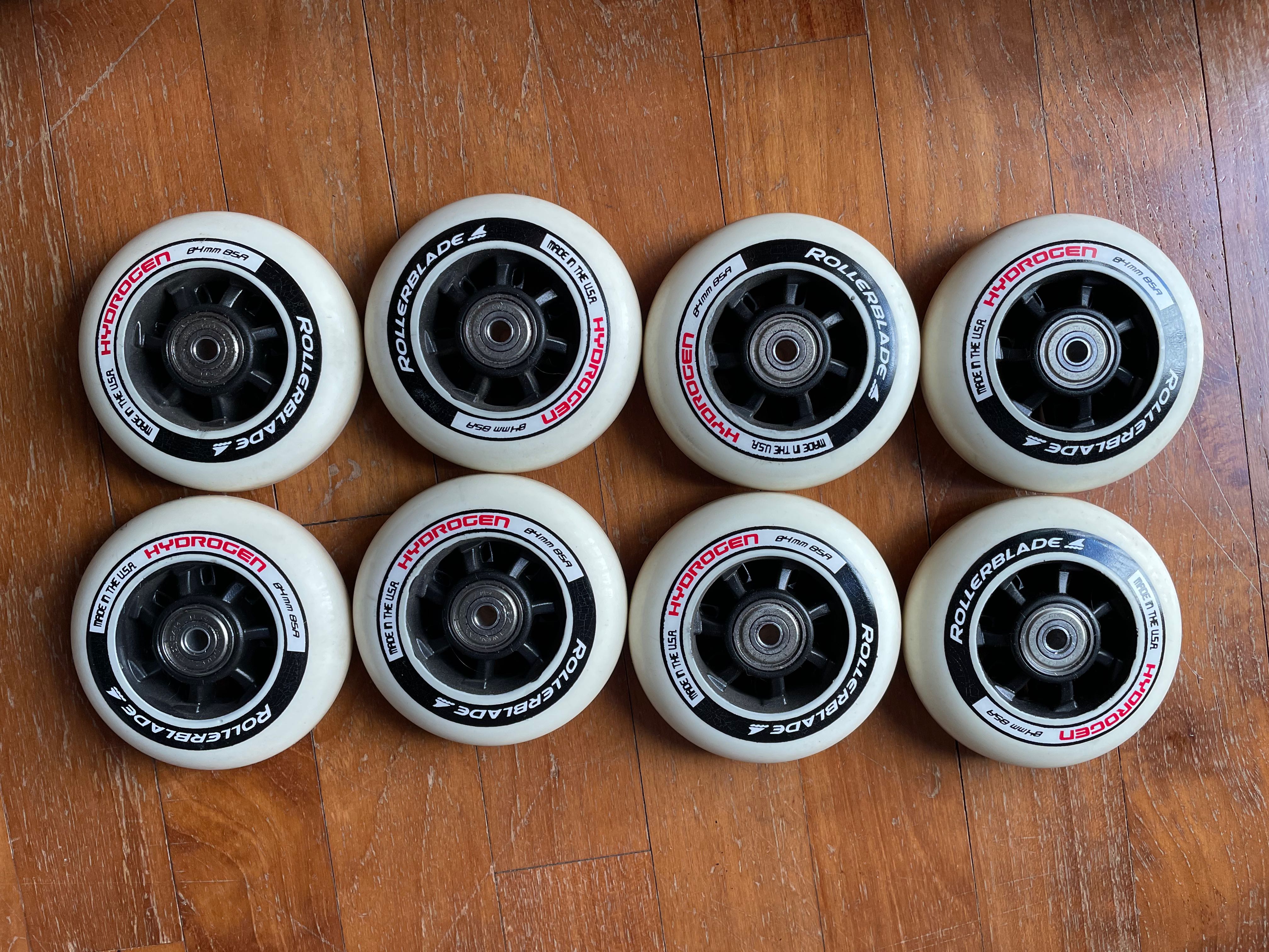 Rollerblade Hydrogen Wheels 84mm pack of 8, Sports Equipment, Sports ...