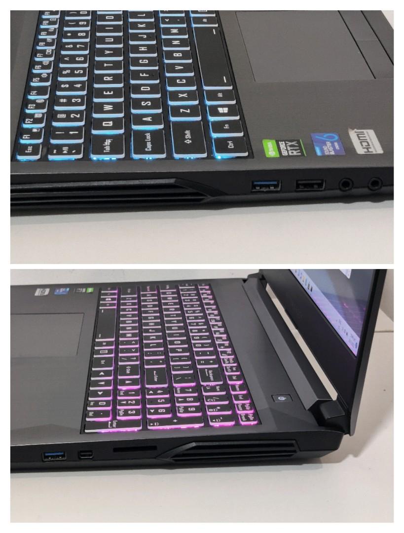 RTX 3060 gaming laptop i7 8 core 15.6 inch Aftershock RTX3060 ...