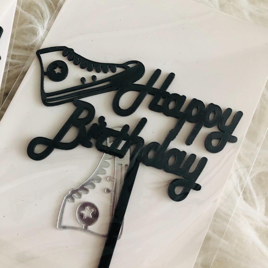 Running shoes cake topper | Sneakers | Trainers Birthday Cake Topper ...