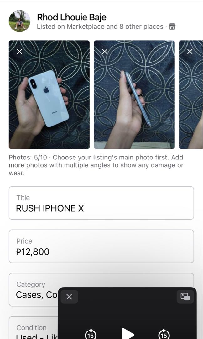 Rush iphone x complete set, Mobile Phones & Gadgets, Mobile Phones ...