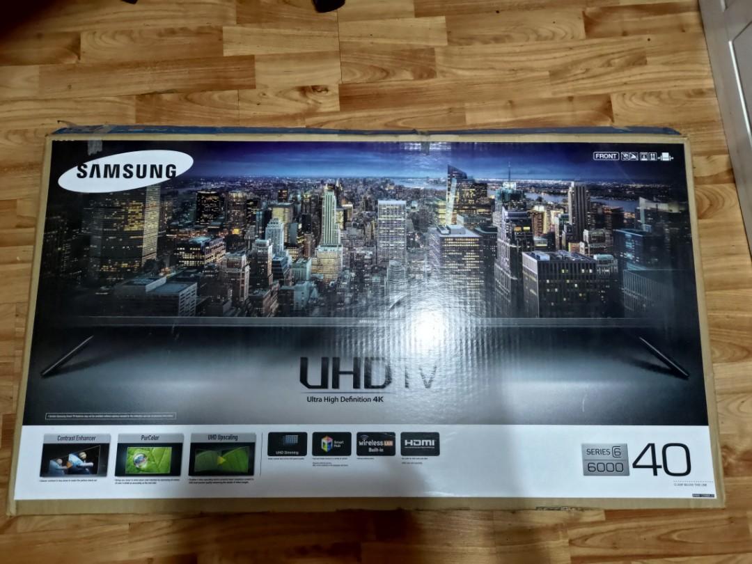 Samsung 40 inch 4K Smart TV, TV & Home Appliances, TV & Entertainment ...
