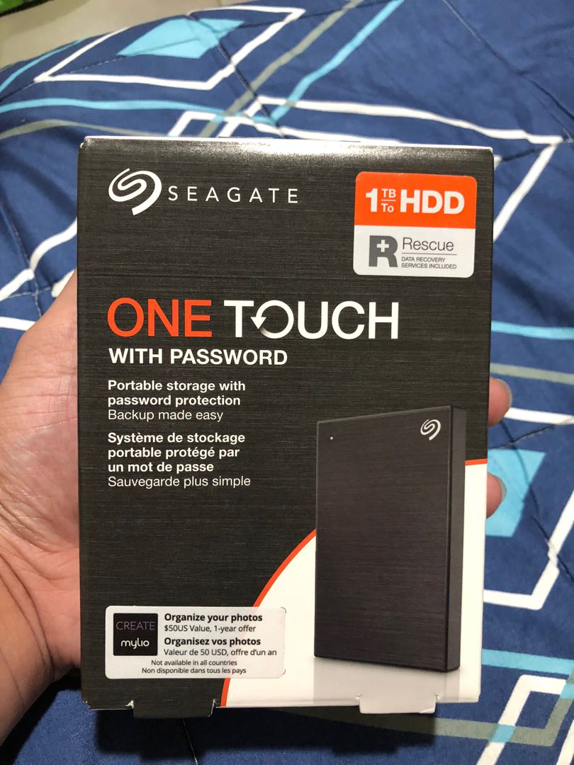 SEAGATE ONE TOUCH 1TB EXTERNAL HARD DRIVE, Computers & Tech, Parts ...