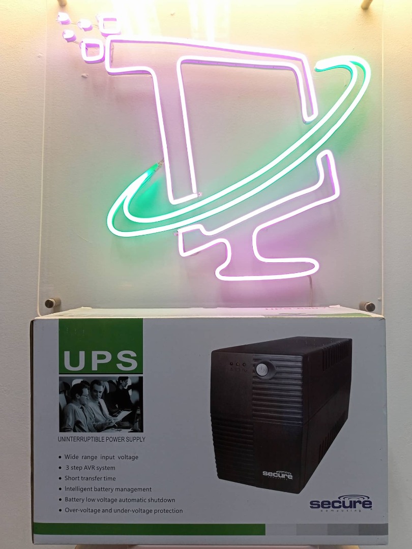 Secure 650VA Uninterrupted Power Supply, Computers & Tech, Parts ...