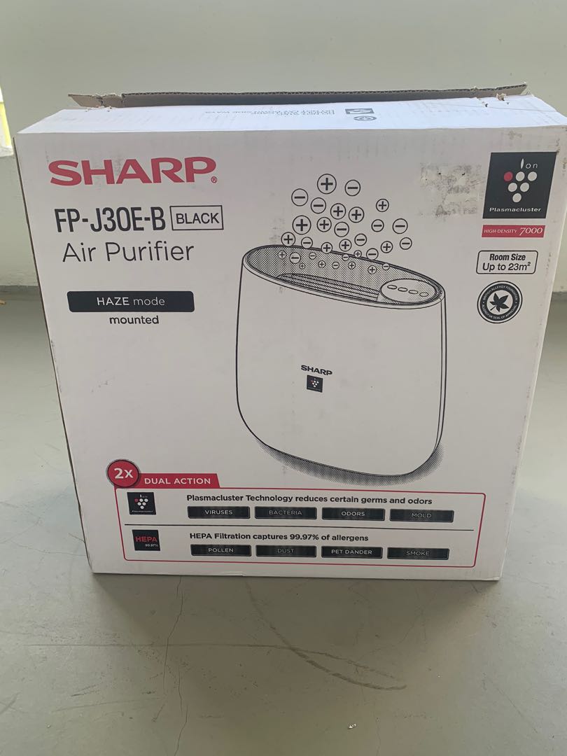SHARP Air Purifier (Haze Mode), TV & Home Appliances, Air Purifiers ...