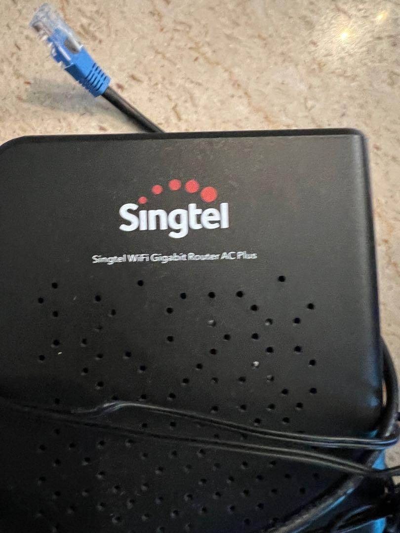 Singtel router set, Computers & Tech, Parts & Accessories, Networking ...