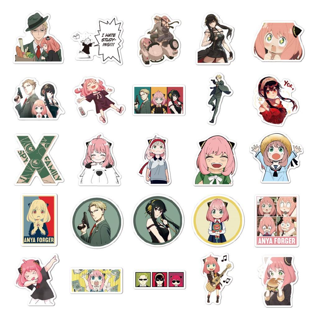 Spy X Family Stickers, Hobbies & Toys, Memorabilia & Collectibles ...