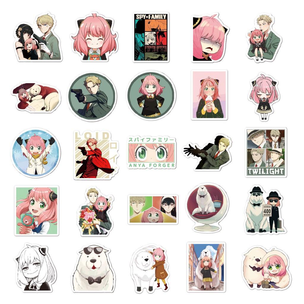 Spy X Family Stickers, Hobbies & Toys, Memorabilia & Collectibles ...