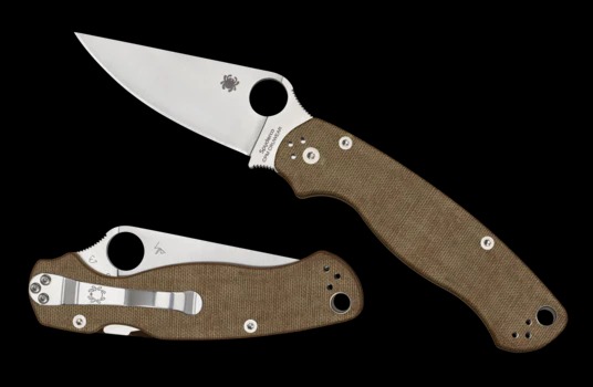 Spyderco Para Military 2 Crucarta folding knife, Sports Equipment ...