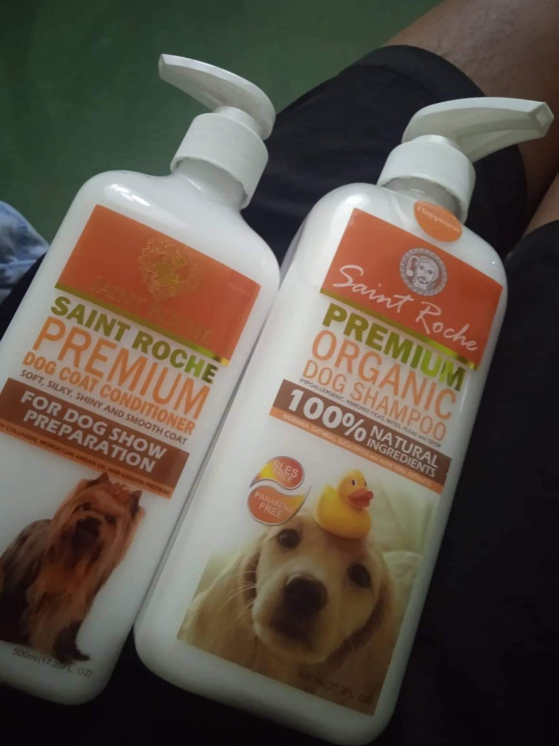 St. Roche dog shampoo and conditioner, Pet Supplies, Health & Grooming ...