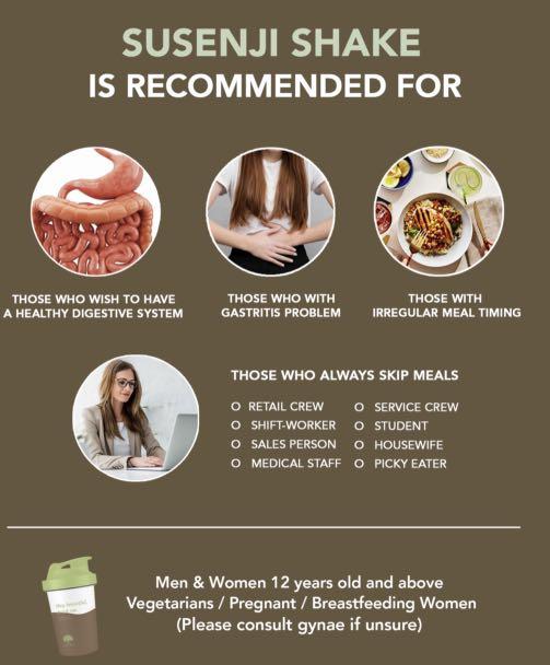 Susenji Shake Nourishing Meal Replacement high in Protein FREE shaker ...