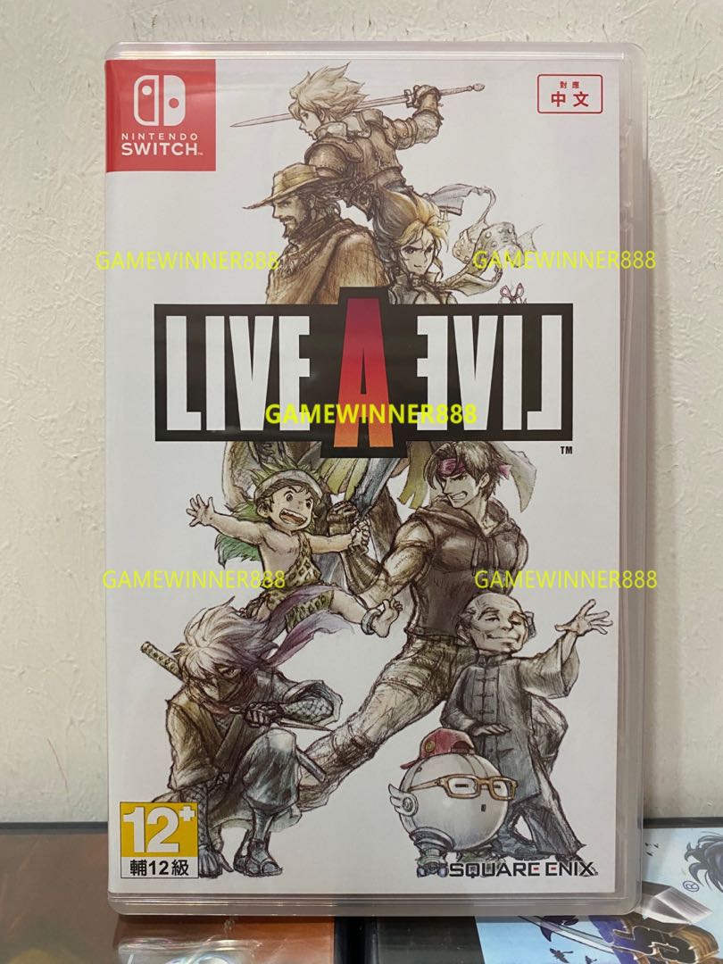 《今日快閃價》（中古二手）Switch NS遊戲 經典 RPG 角色扮演遊戲 狂飆騎士 HD-2D 重製版 Live A Live 港版中英日文版, 電子遊戲, 電子遊戲, Nintendo ...