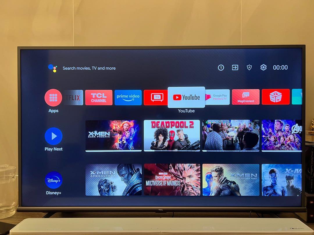 TCL- 50 inch 4K Ultra HD LED Android TV, 家庭電器, 電視 & 其他娛樂, 電視 - Carousell