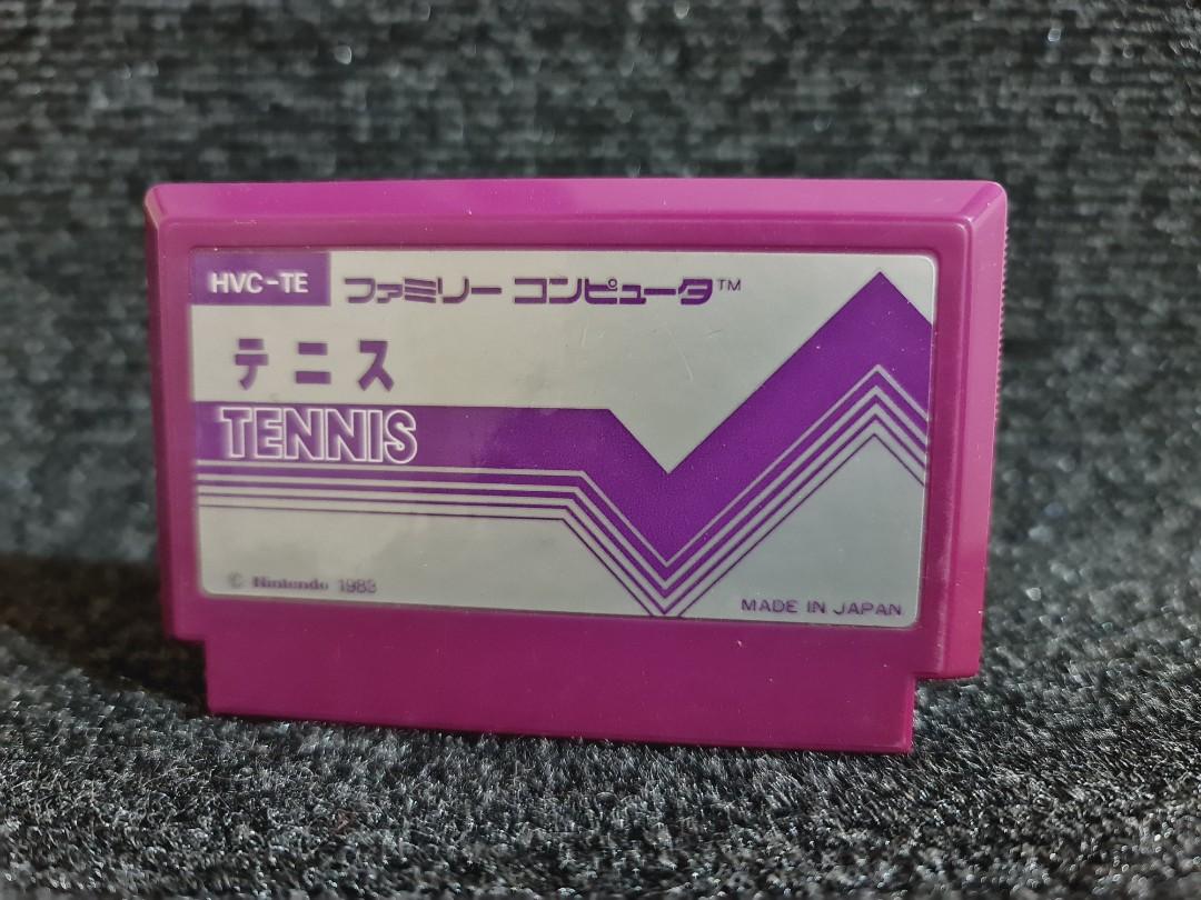 TENNIS - 1983 NES FAMICOM, Video Gaming, Video Games, Nintendo on Carousell