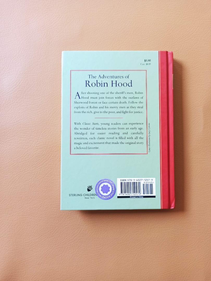 The Adventures of Robin Hood - Classic Starts English Book, Books ...