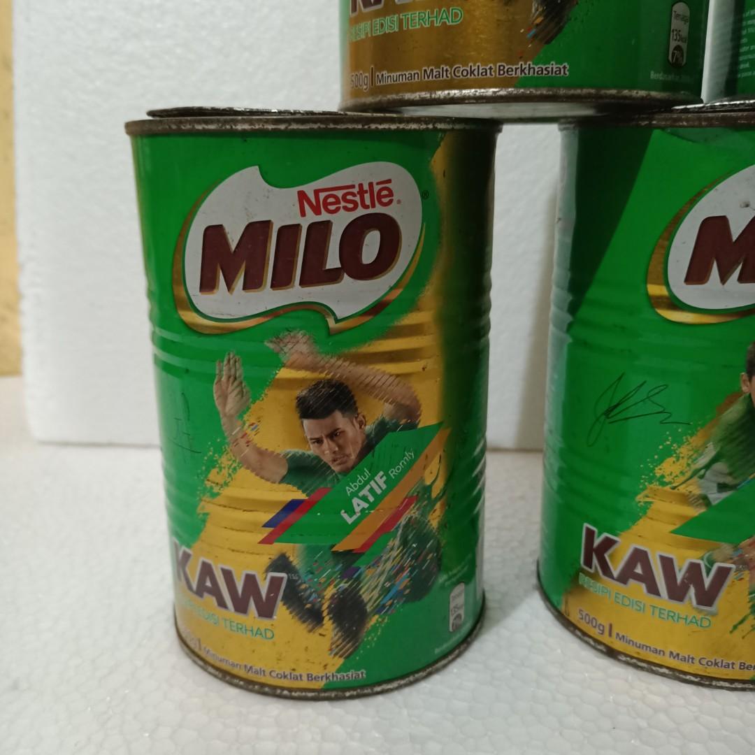 Tin kosong Milo kaw, Hobbies & Toys, Collectibles & Memorabilia, Fan ...