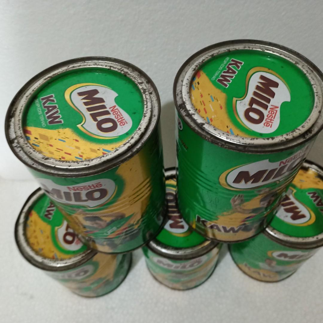 Tin kosong Milo kaw, Hobbies & Toys, Collectibles & Memorabilia, Fan ...