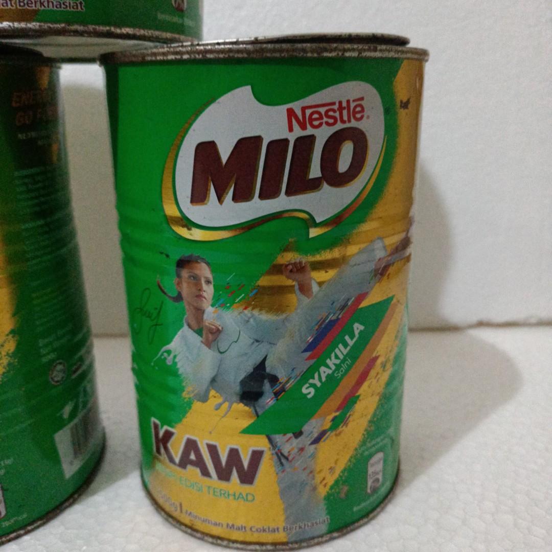 Tin kosong Milo kaw, Hobbies & Toys, Collectibles & Memorabilia, Fan ...