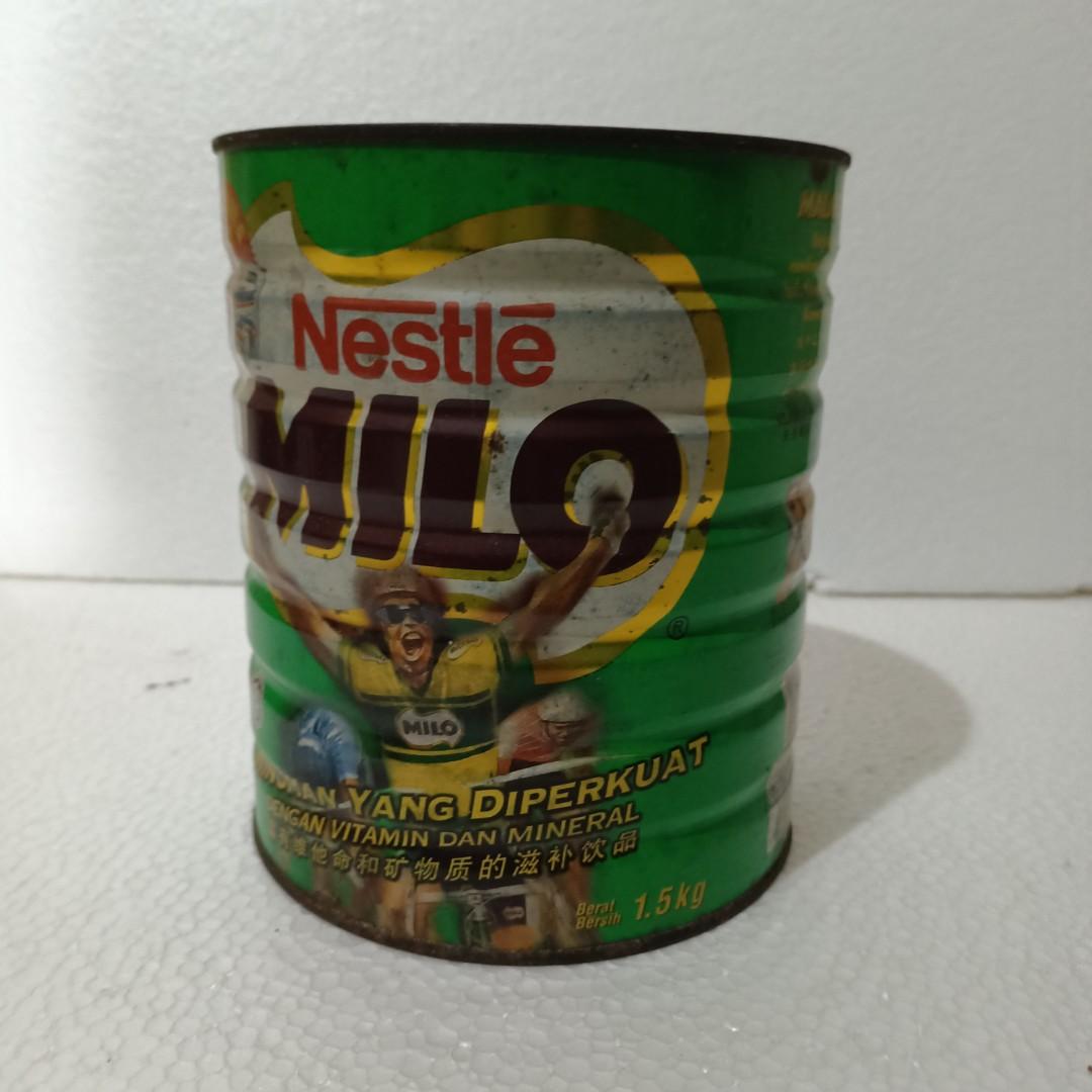 Tin Milo kosong KL 98, Hobbies & Toys, Collectibles & Memorabilia, Vintage Collectibles on Carousell