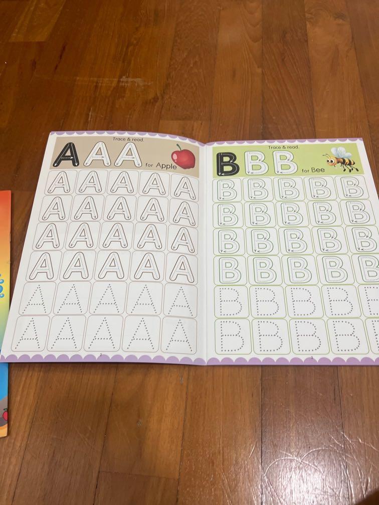 Toddlers writing practice book upper case and Lower case alphabets ...