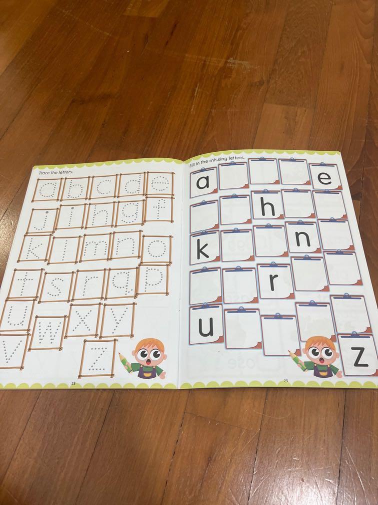 Toddlers writing practice book upper case and Lower case alphabets ...
