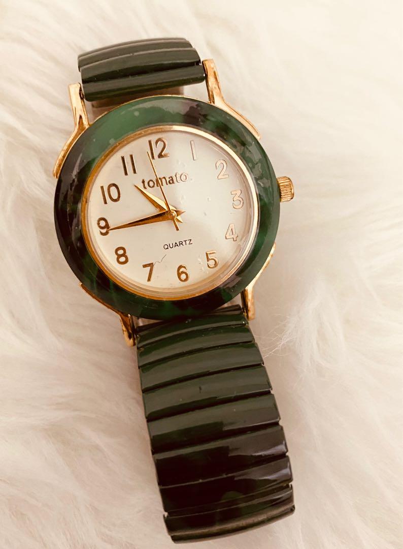 Tomato Watch in Emerald Green, Women's Fashion, Watches & Accessories ...