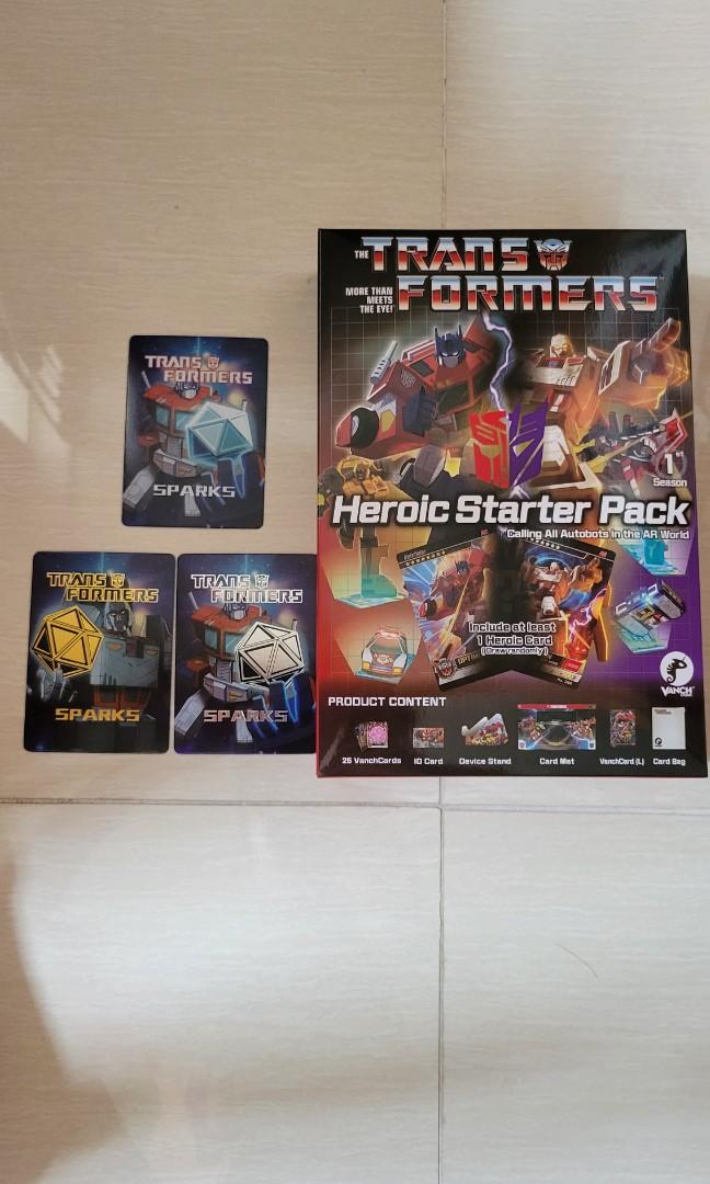 Transformers 變形金剛AR 角色爭霸 starter set 全新未開封 面交 順豐到付, 興趣及遊戲, 玩具 & 遊戲類 ...