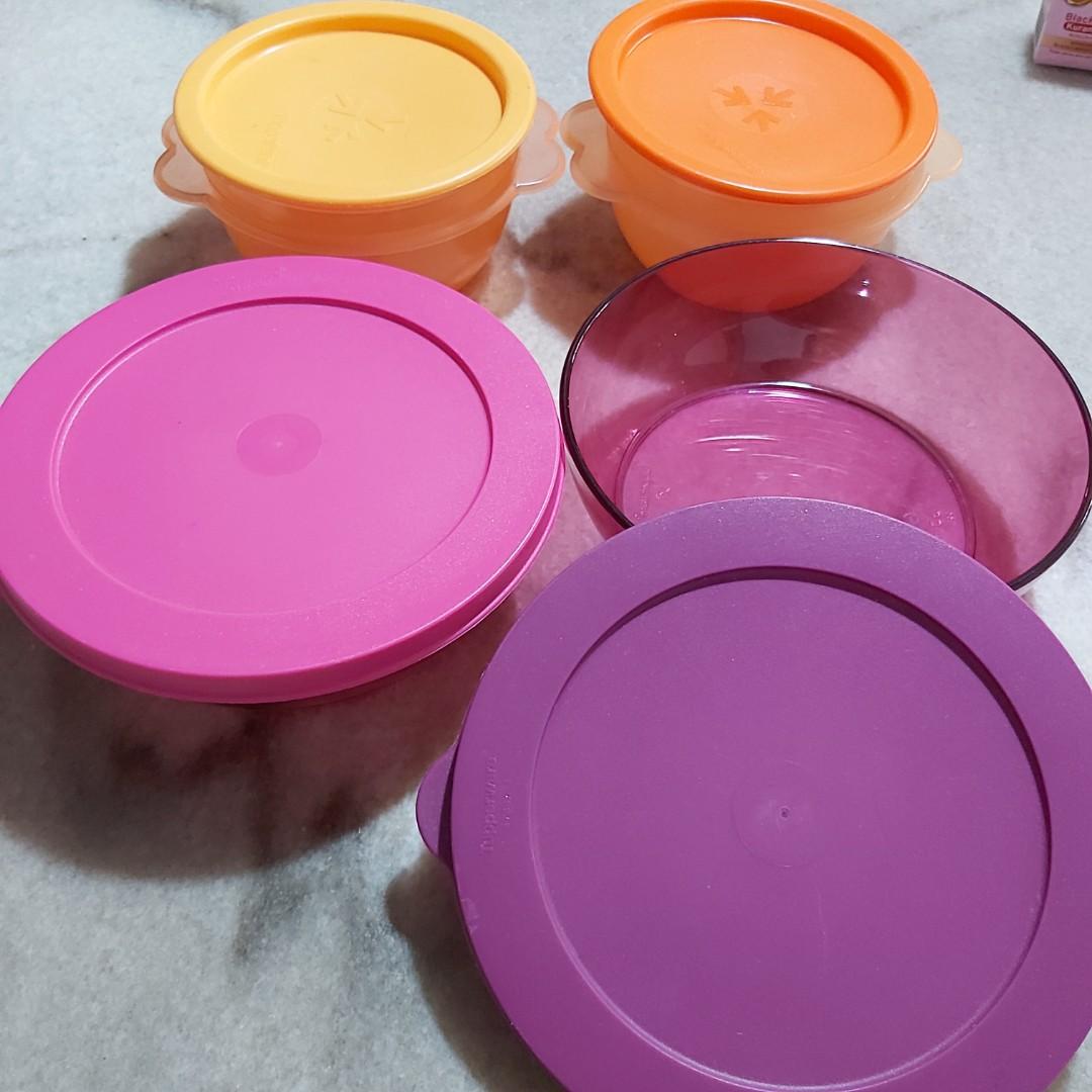 Tupperware airtight 2 x 500ml, another 2 x 750ml, Furniture & Home ...