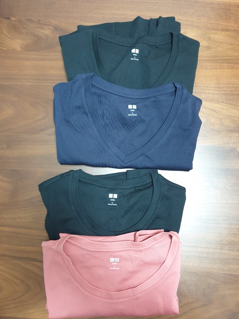 New Bega/Uniqlo - L sizes (New)- Fast deal Today, Women's Fashion, Tops, Blouses on Carousell