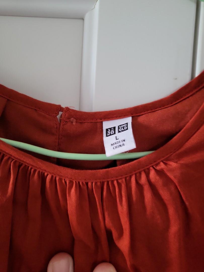 uniqlo red dress, Women's Fashion, Dresses & Sets, Dresses on Carousell