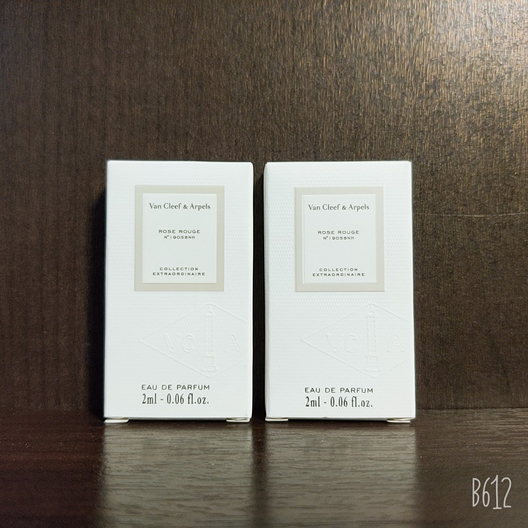 Van Cleef & Arpels Rose Rouge perfume vials in 2ml/each, Beauty ...