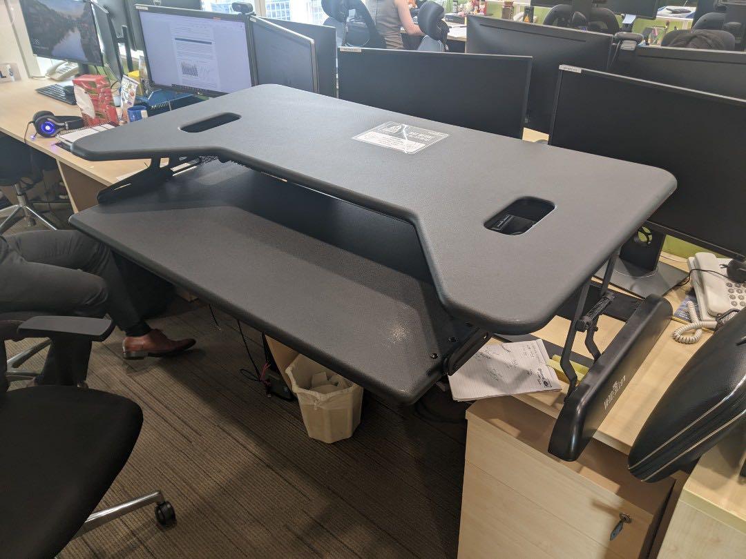 Varidesk Cube Plus 40 Standing Desk, Furniture & Home Living, Furniture ...