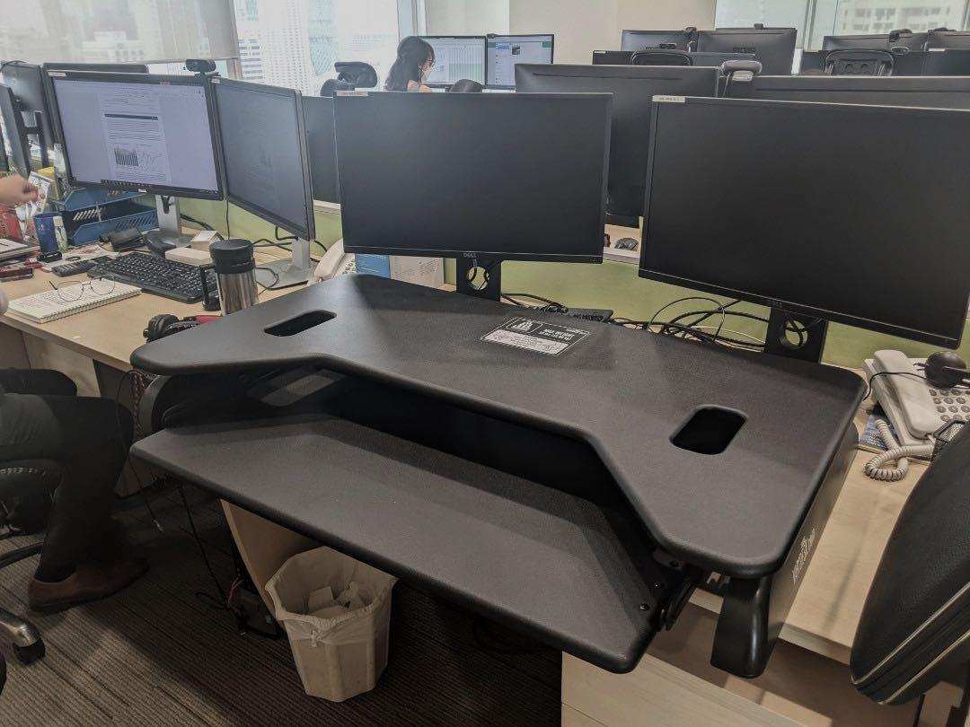 Varidesk Cube Plus 40 Standing Desk, Furniture & Home Living, Furniture ...