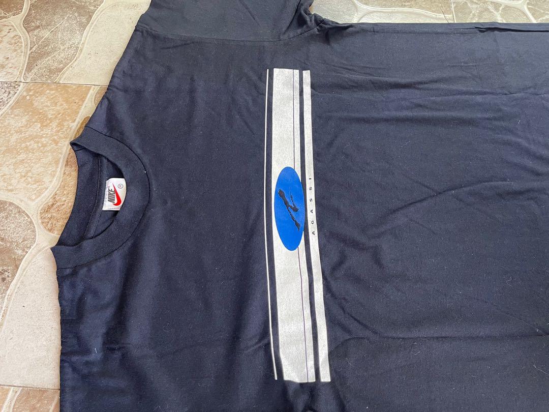 Vintage Andre Agassi tshirt by Nike, Men's Fashion, Tops & Sets ...