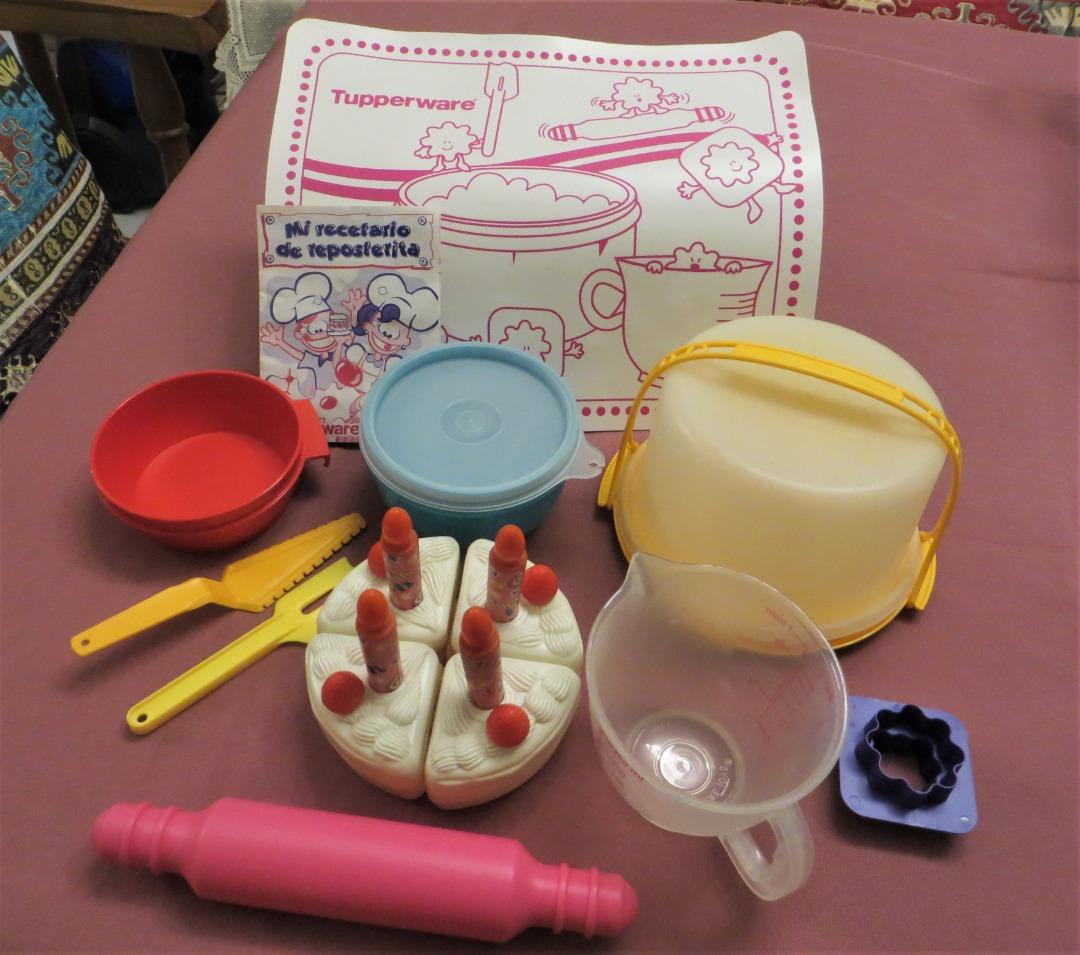 *VINTAGE TUPPERWARE* 1) Children's Mini-Mix-It Set/Baking Set 2 ...