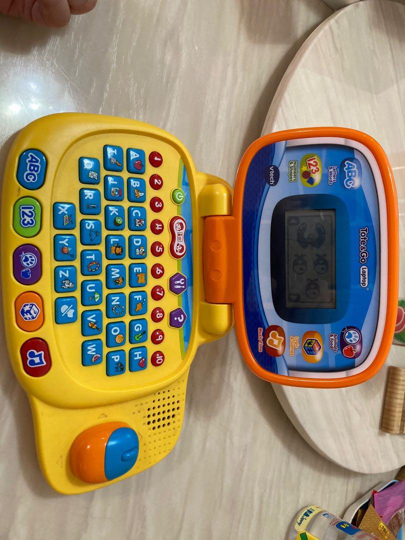 Vtech Tote&Go Laptop, 兒童＆孕婦用品, 嬰兒玩具 - Carousell