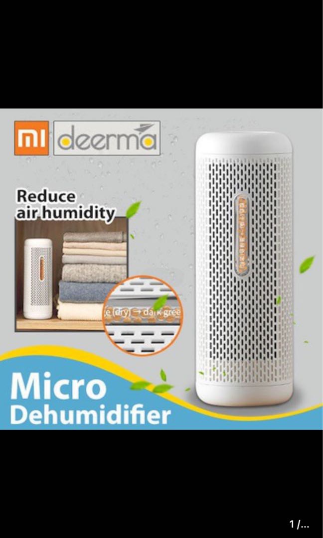 Xiaomi deerma mini circulating dehumidifier (rechargeable), TV & Home ...