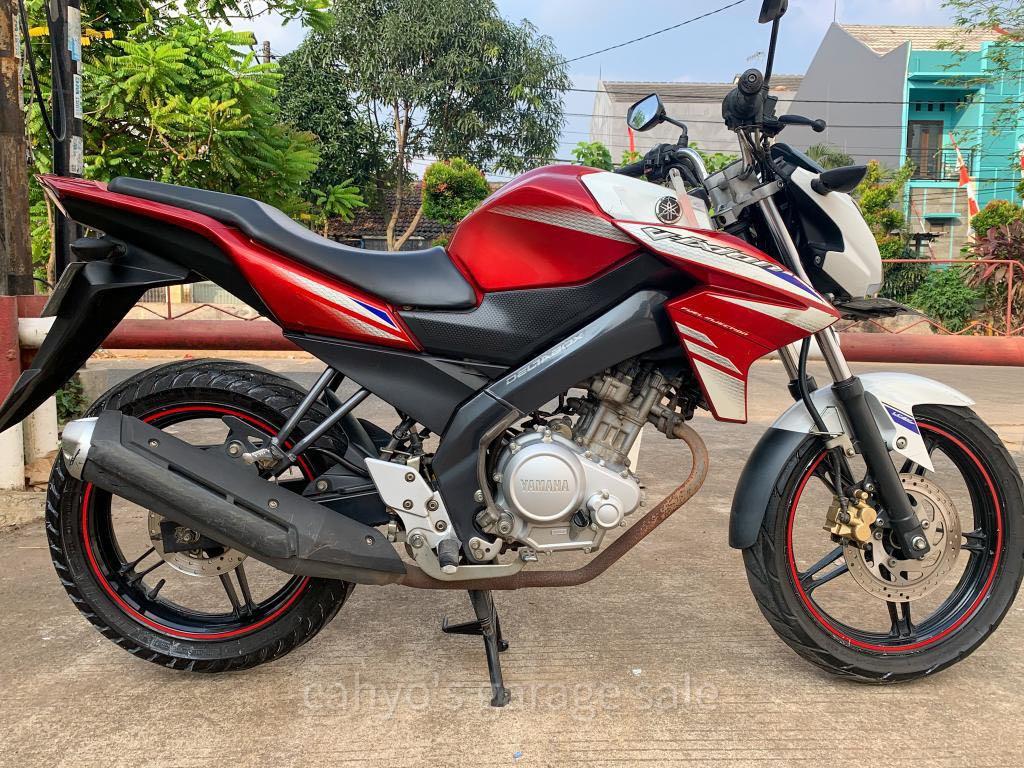 Yamaha Vixion 2014 Merah Putih, Motor di Carousell
