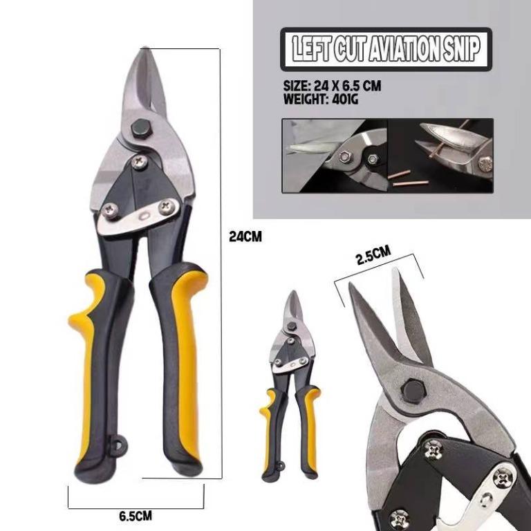 10" Aviation Snip Straight/Left/Right 250mmn Steel Metal Cutter ...