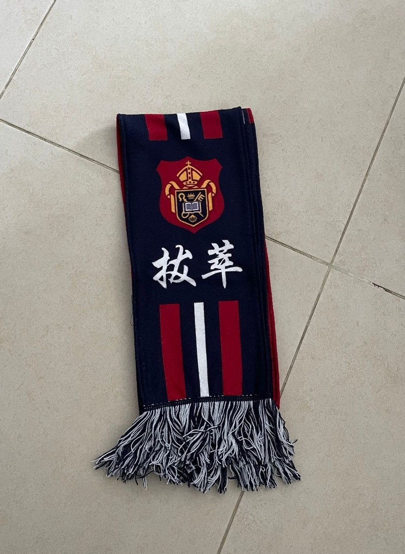 拔萃男書院150週年頸巾(已絕版), 男裝, 手錶及配件, 絲巾 - Carousell