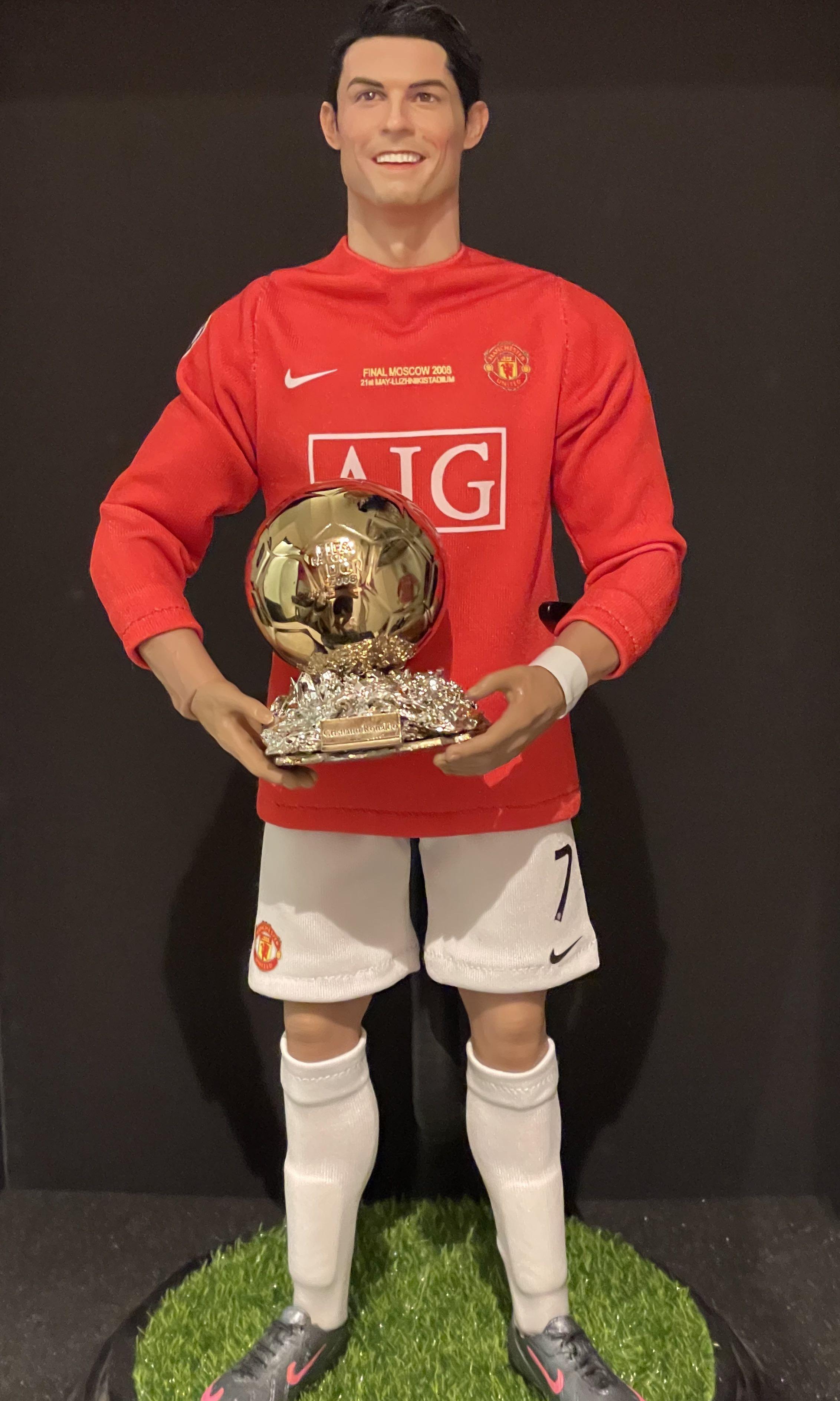 1/6 自組 CR7 CRISTIANO RONALDO 曼聯 Manchester United Ballon D’Or Winner ...