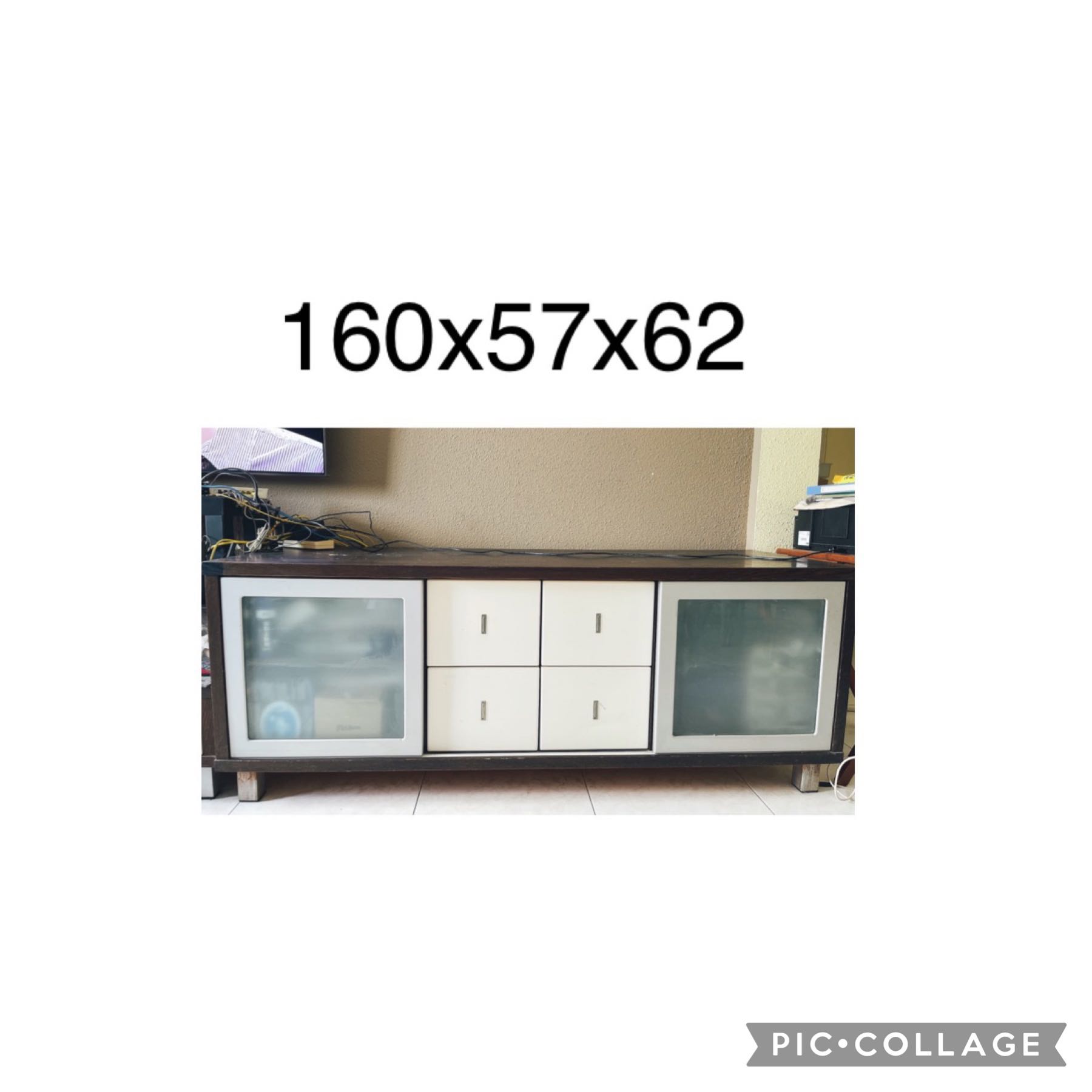 4ft fish tank cabinet stand with compartment. , Pet Supplies, Homes ...