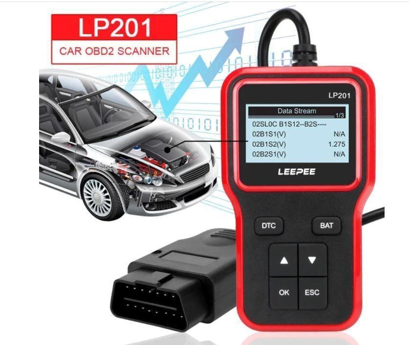 5 in 1 Universal Car Diagnostic Scanner Tool,OBD2 Scanner,Engine Load ...