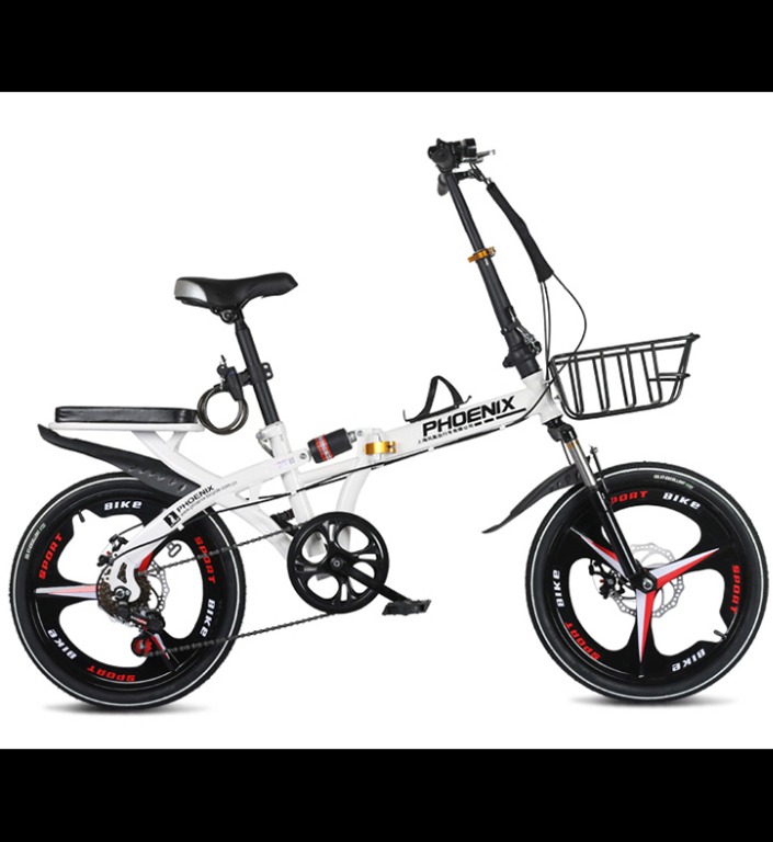 7 Speed FULL SUSPENSION Foldable Phoenix folding bike 20" Bike 20 inch ...