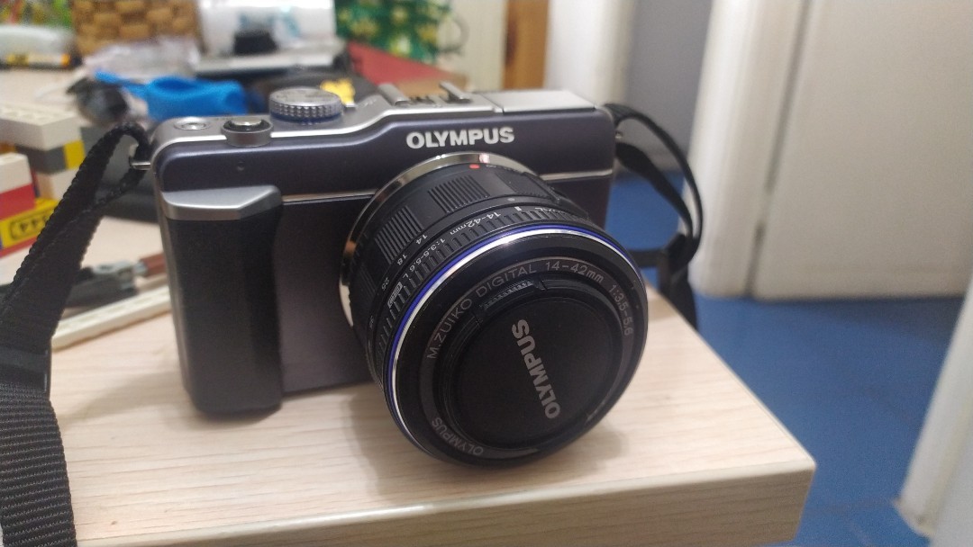 [可議價 ][ 急放 ]Olympus EPL 1 連鏡頭, 攝影器材, 相機 - Carousell