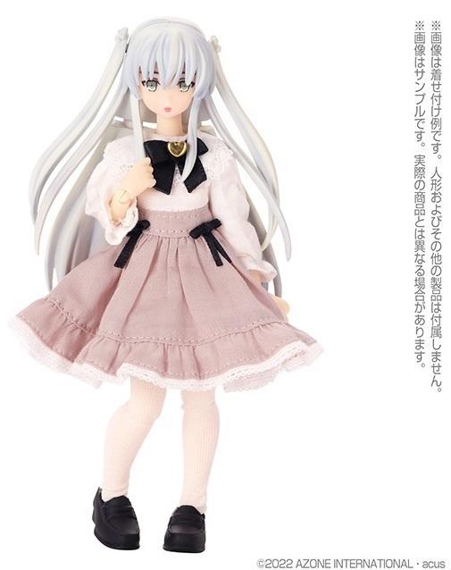 (預訂) 日版 Azone Picco neemo 1/12 女子 心心蝴蝶結連身裙 娃衣 可動人偶 不含素體 人形娃娃 Figma FAG ...