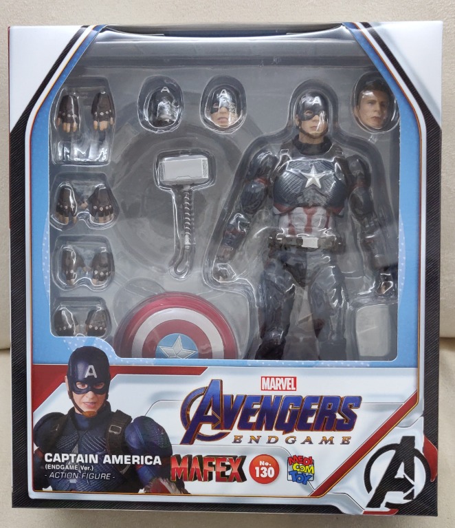 日版 Mafex No.130 Captain America (Endgame Ver.) 美國隊長 (終局之戰版本) AVENGERS ...