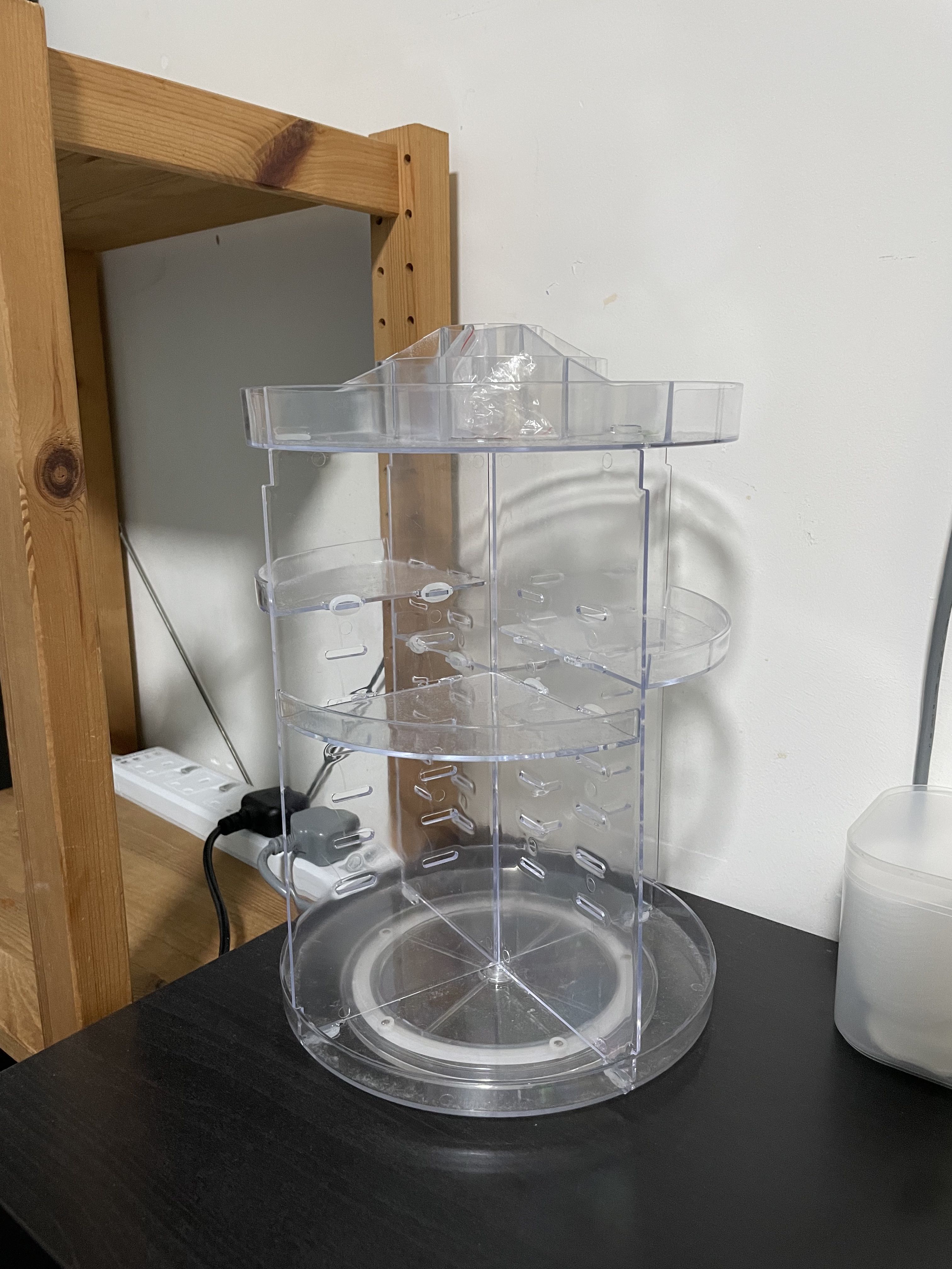 Acrylic rotating display organiser, Furniture & Home Living, Home ...