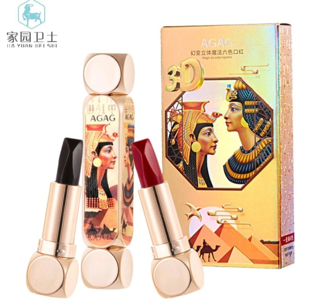 AGAG magic 6 colour lipstick, Beauty & Personal Care, Face, Makeup on ...